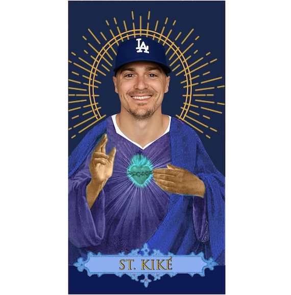 Dodgers Prayer MOOKIE BETTS LA Dodgers St. Mookie Prayer Candle Gift