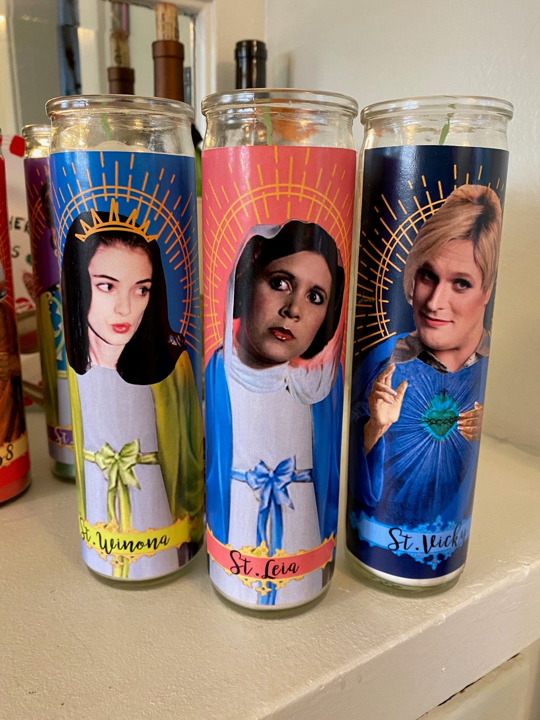 Custom Prayer Candle - Choose Your Pet, Celebrity, Housewife, Sports - Etsy