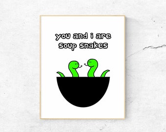 Soup snakes | Etsy