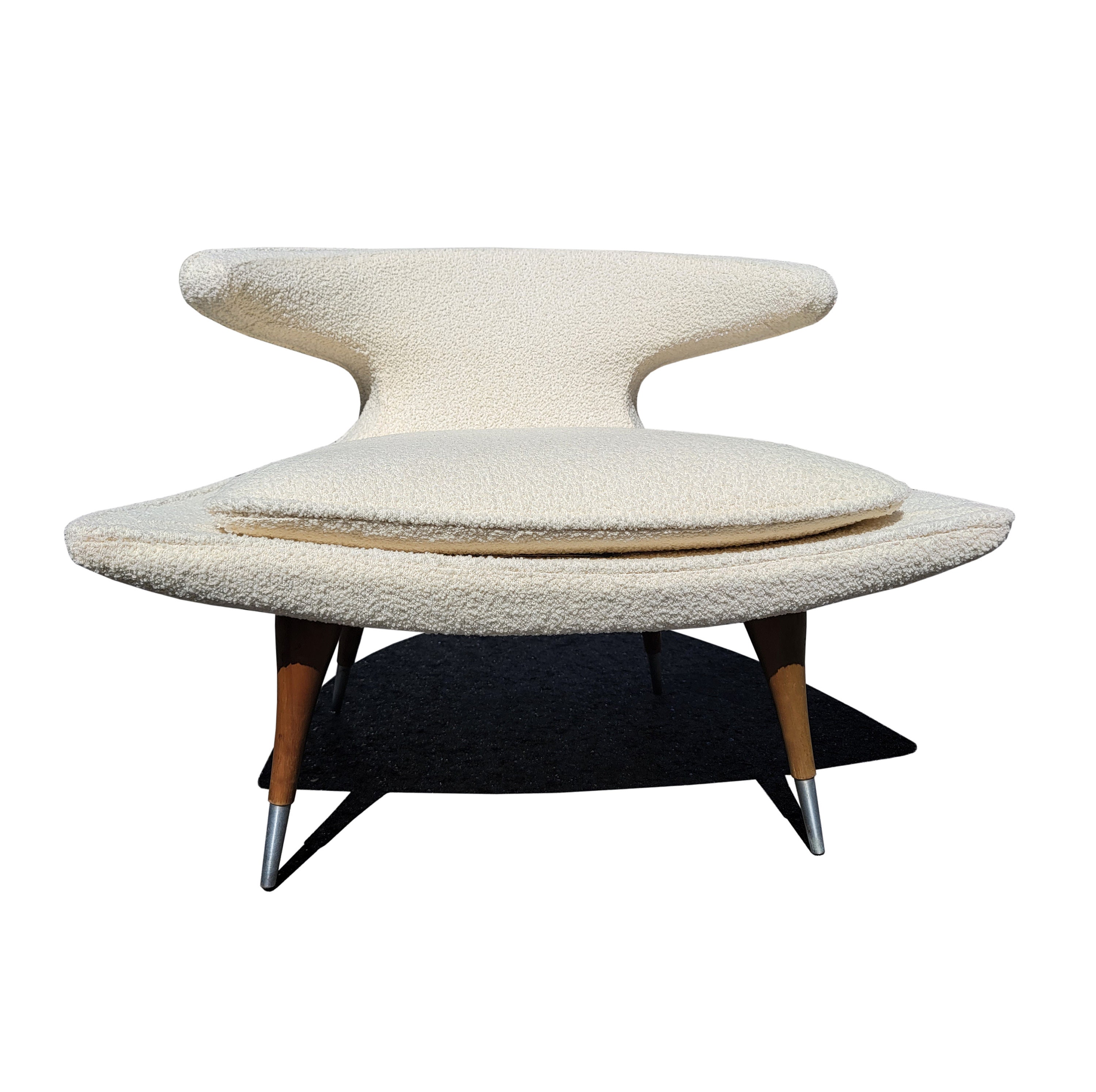 An American Mid-century Modern Horn Lounge Chair by Karpen of ...