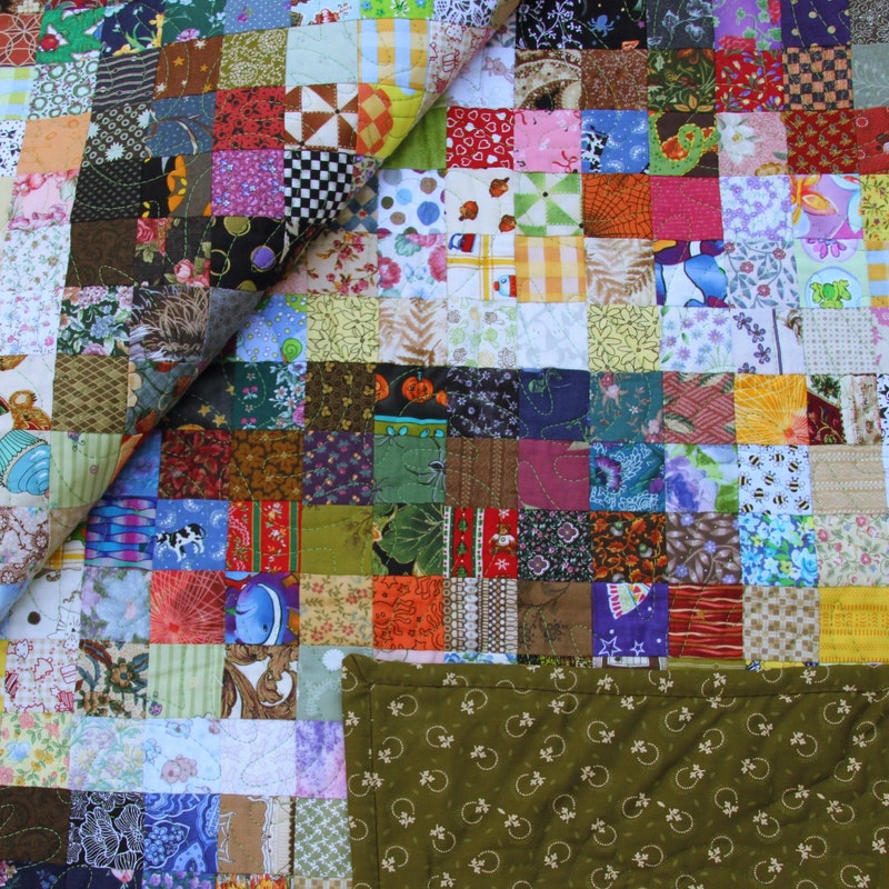 Scrappy Patchwork - Etsy