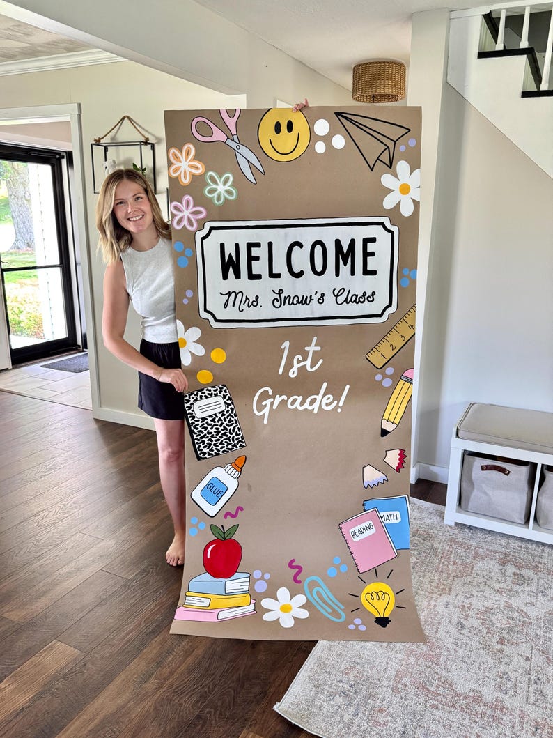 Teacher Door Banner - Etsy