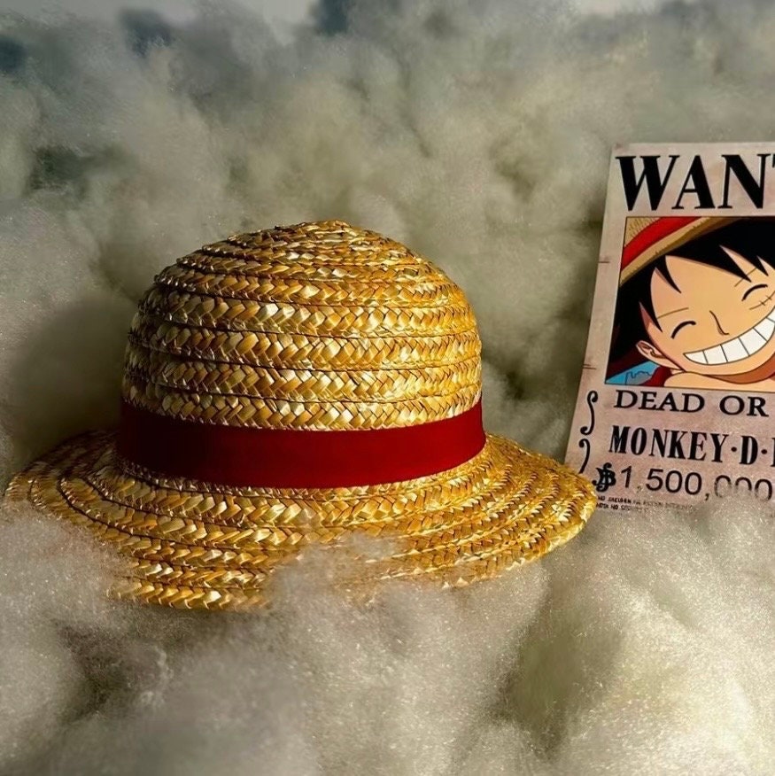 Luffy Straw Hat Cosplay One Anime Straw Hat Piece Hat - Etsy