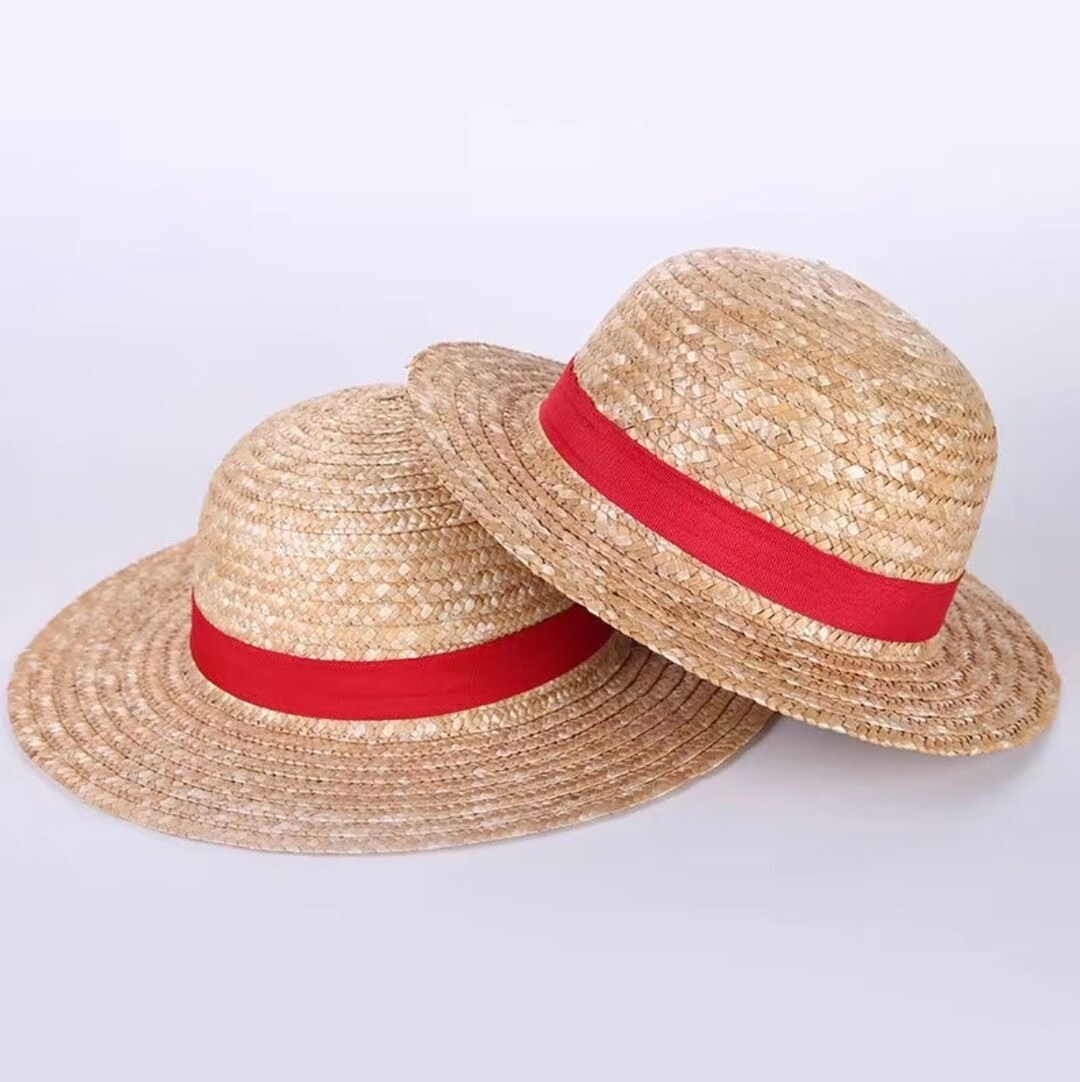 Luffy Straw Hat Cosplay One Anime Straw Hat Piece Hat - Etsy