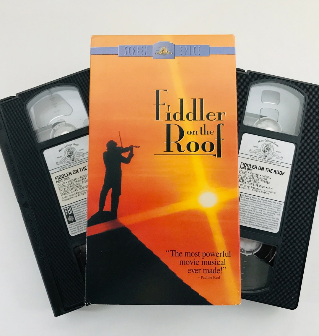 Fiddler on the Roof, 1971 Topol, Leonard Frey, Norma Crane Retro VHS ...