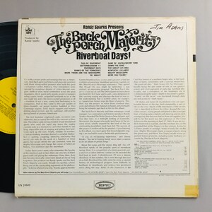 Randy Sparks Back Porch Majority, Riverboat Days! 1964 Vintage LP ...