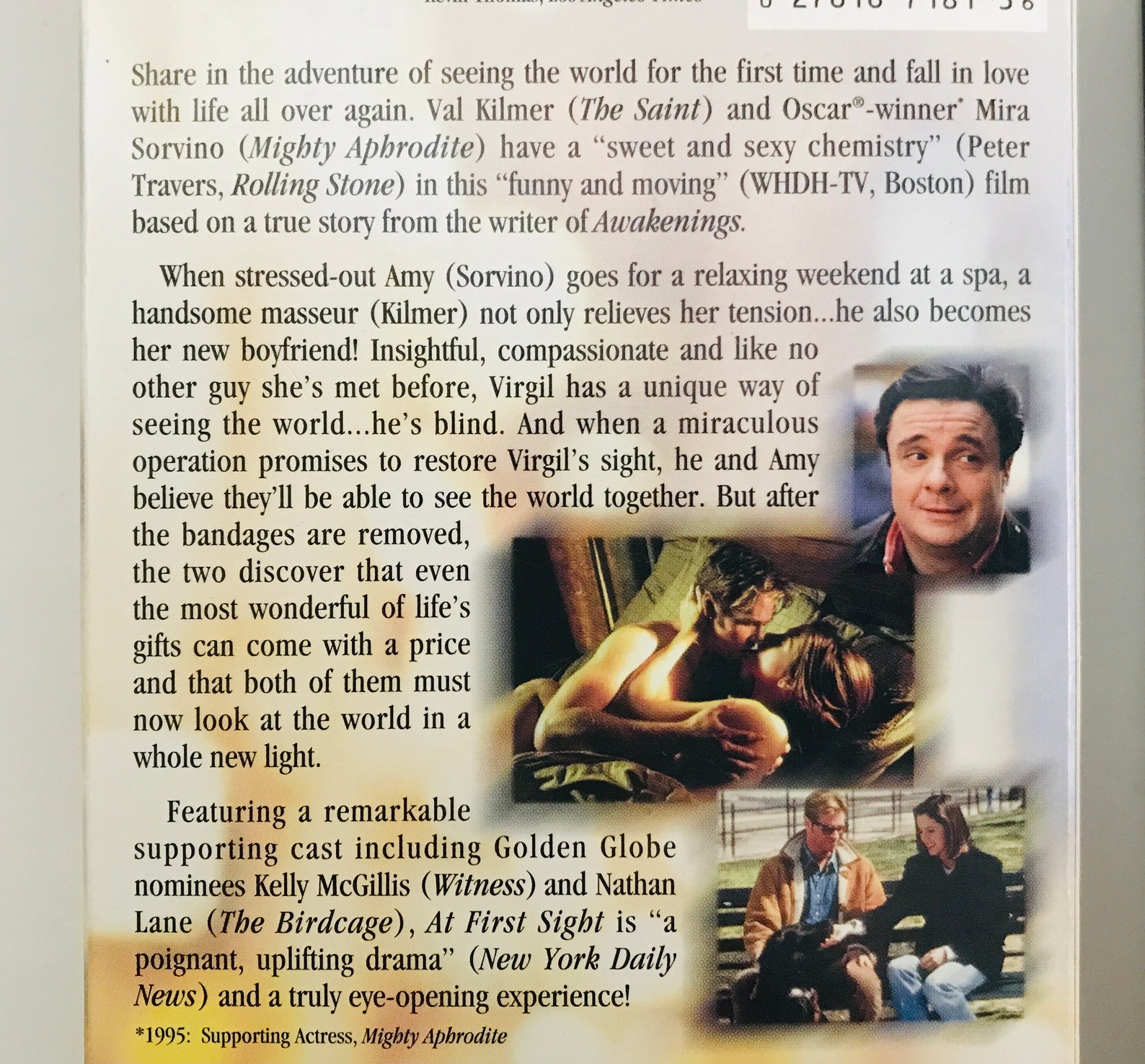 At First Sight 1998 Vintage VHS Tape VCR Movie Classic Home - Etsy