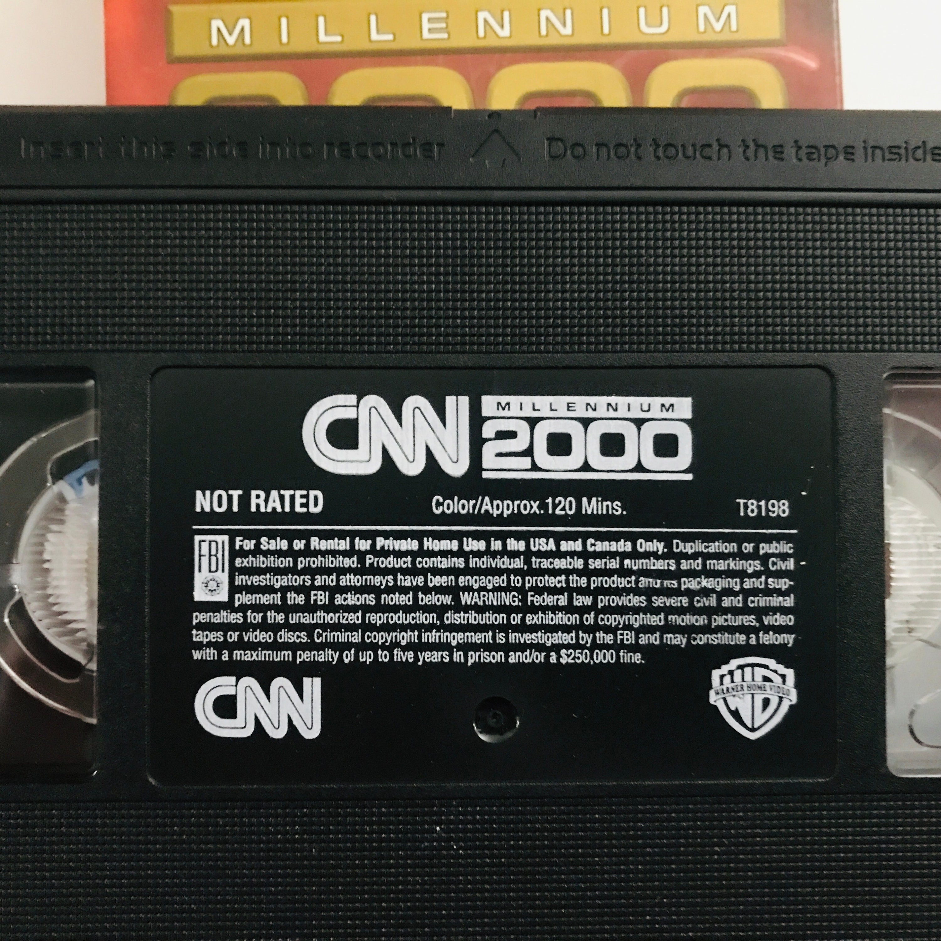 CNN Millennium 2000 Worldwide Celebration Retro VHS Tape VCR Movie ...