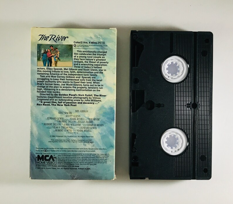 The River 1985 Vintage VHS Tape VCR Movie Classic Home Video - Etsy