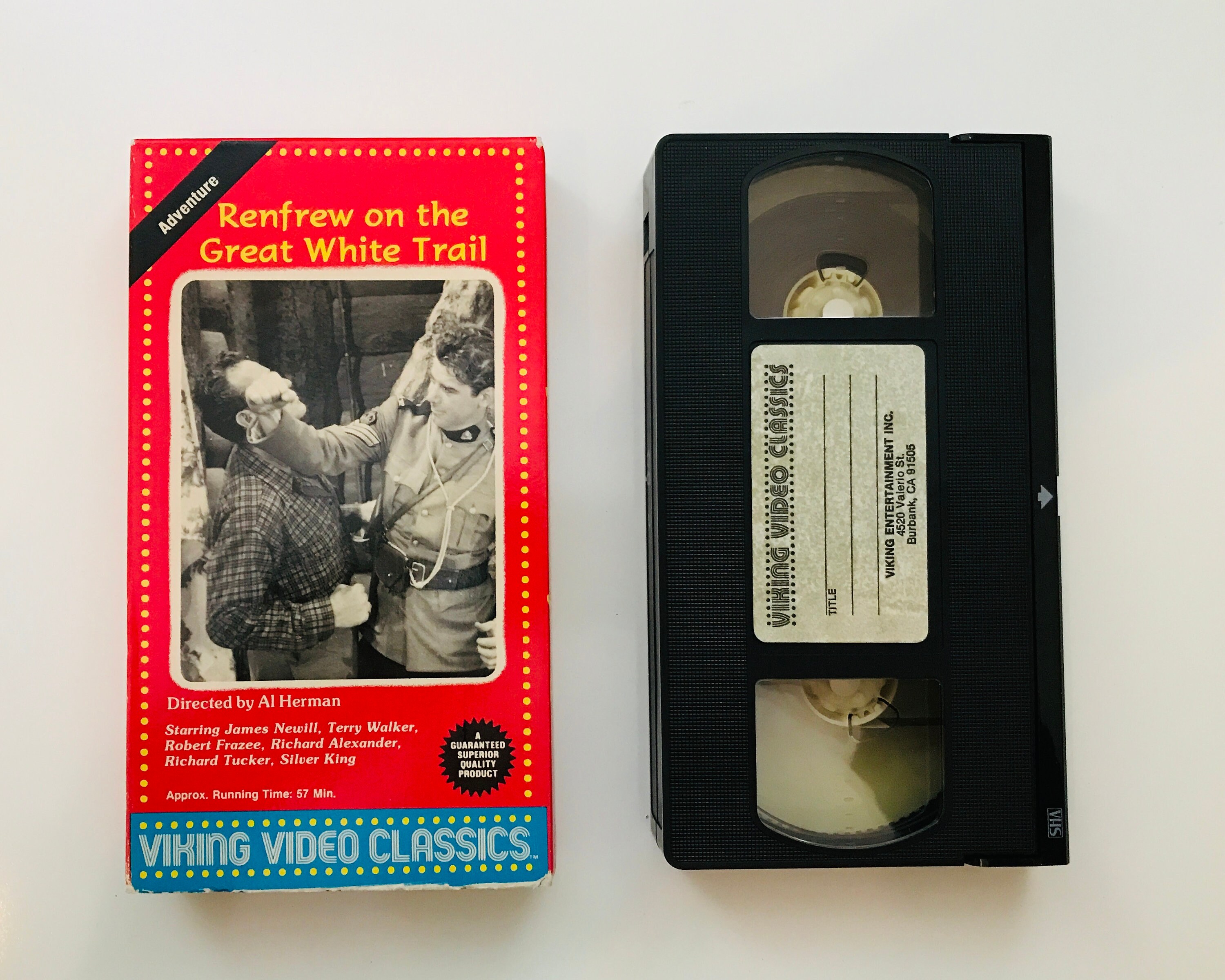Renfrew on the Great White Trail 1986 Vintage VHS Tape VCR - Etsy