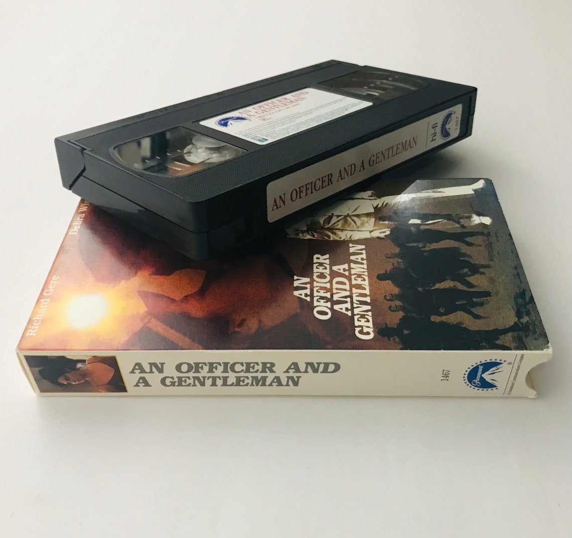 An Officer and a Gentleman, 1982 Vintage Vhs Tape VCR Movie Classic ...