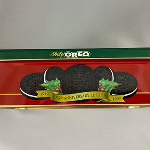 Vintage TIN Only Oreo 85th Anniversary Edition 1912-1997 Cookies ...