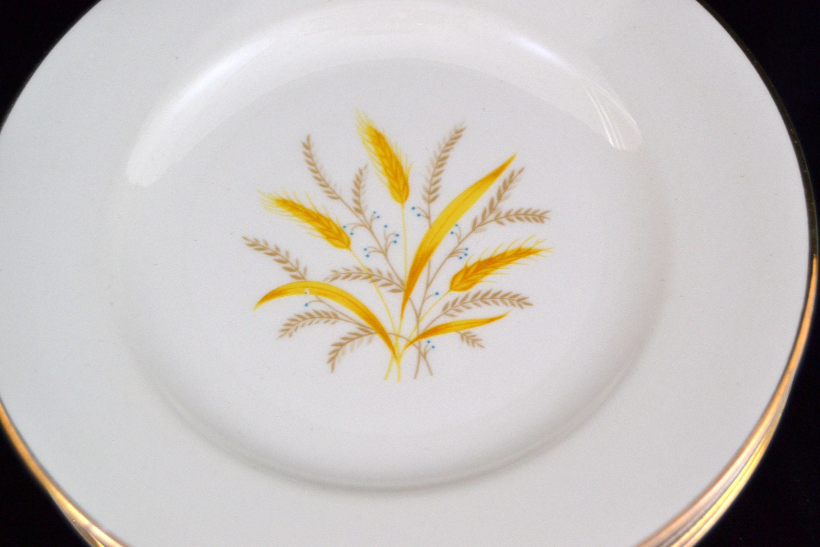 Cunningham & Pickett Golden Harvest BREAD and BUTTER Vintage Dinnerware ...