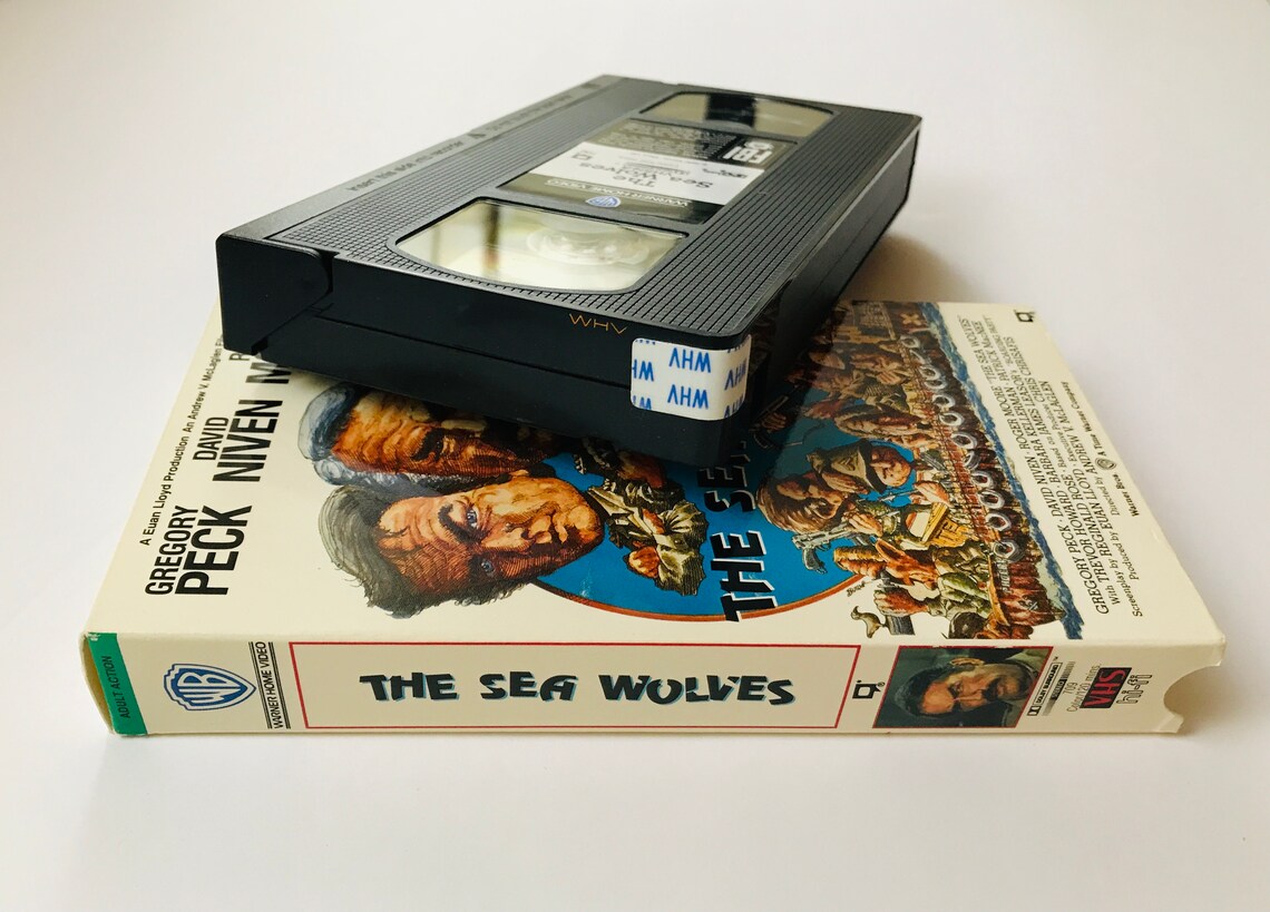 The Sea Wolves, Gregory Peck David Niven Roger Moore 1980 Vintage VHS ...