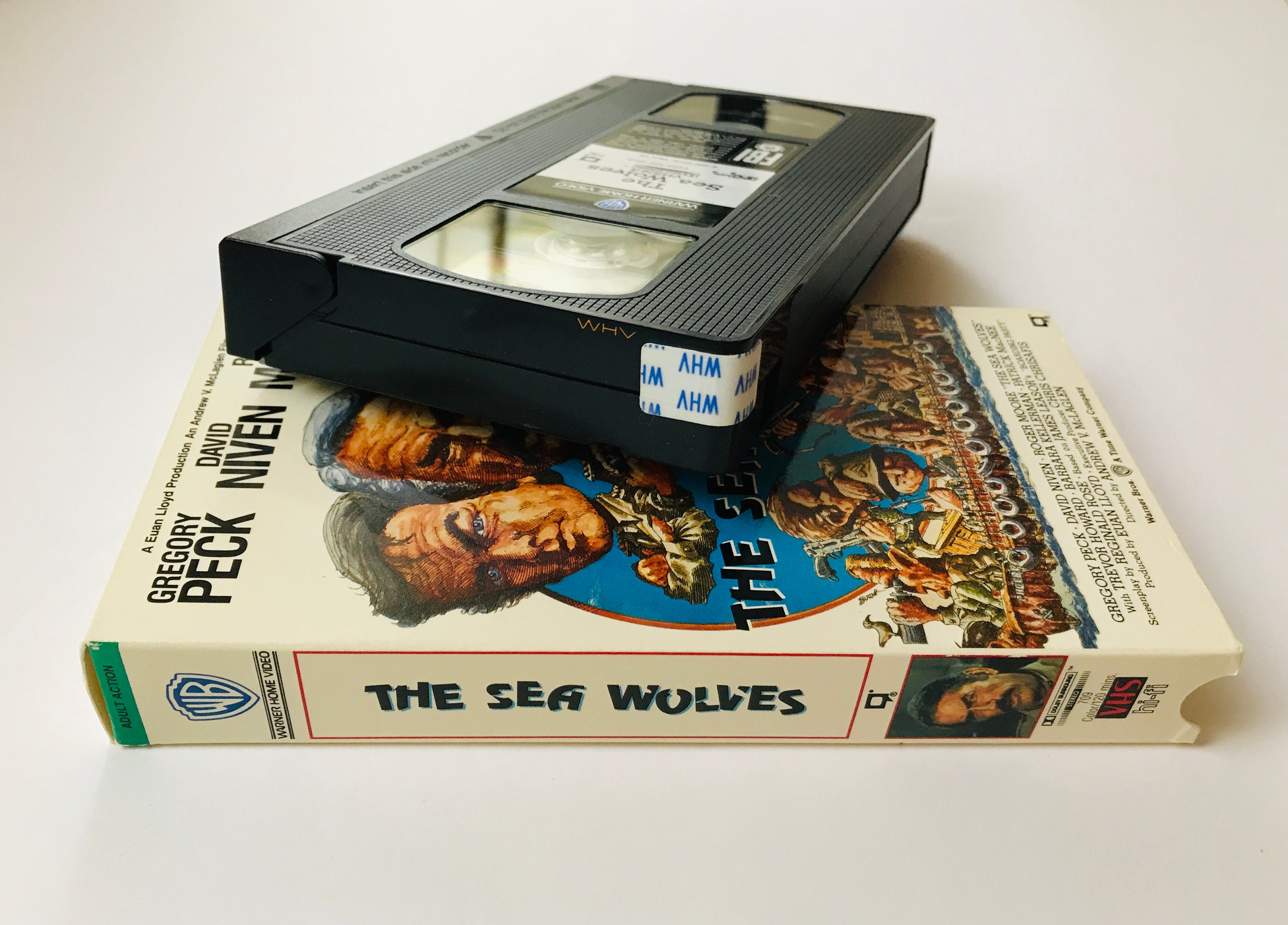 The Sea Wolves, Gregory Peck David Niven Roger Moore 1980 Vintage VHS ...