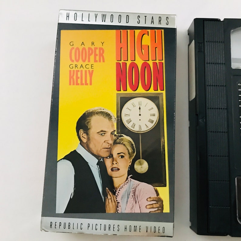 High Noon, 1952 Gary Cooper, Grace Kelly, VCR Tape (vintage) - Etsy