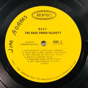 Randy Sparks, Meet the Back Porch Majority, 1965 Vintage LP Record ...