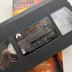 Switchback, 1998, Dennis Quaid, Danny Glover, Jared Leto Suspense Thriller Action VHS Tape VCR ...