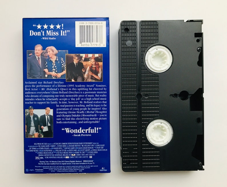 Mr Holland's Opus 1995 Vintage VHS Tape VCR Movie Classic - Etsy