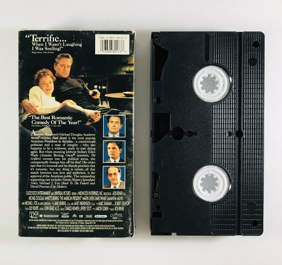 The American President 1995 Vintage VHS Tape VCR Movie - Etsy