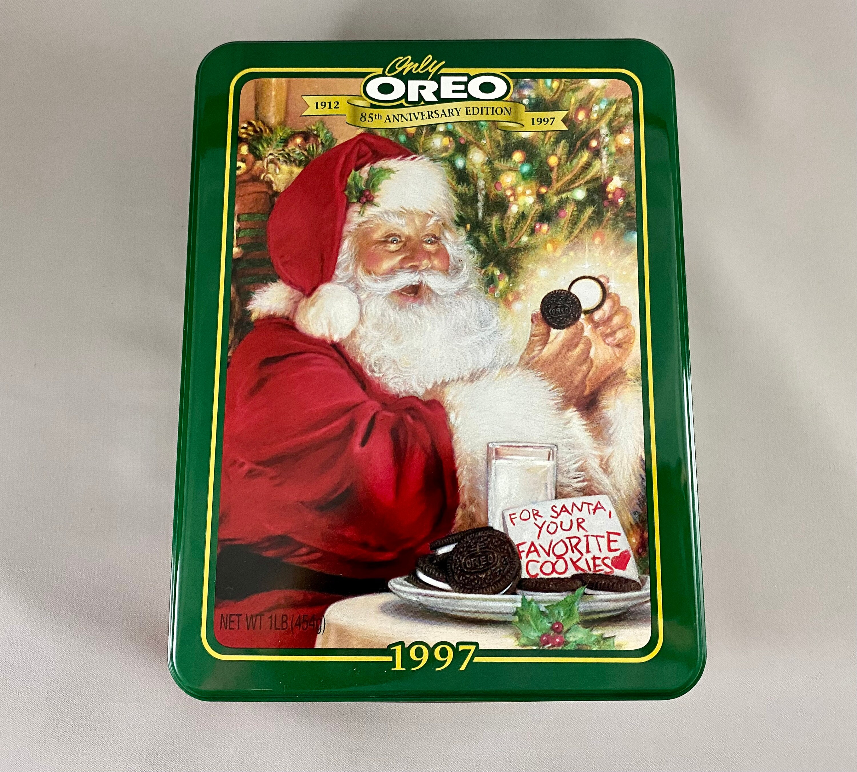 Vintage TIN Only Oreo 85th Anniversary Edition 1912-1997 Cookies ...