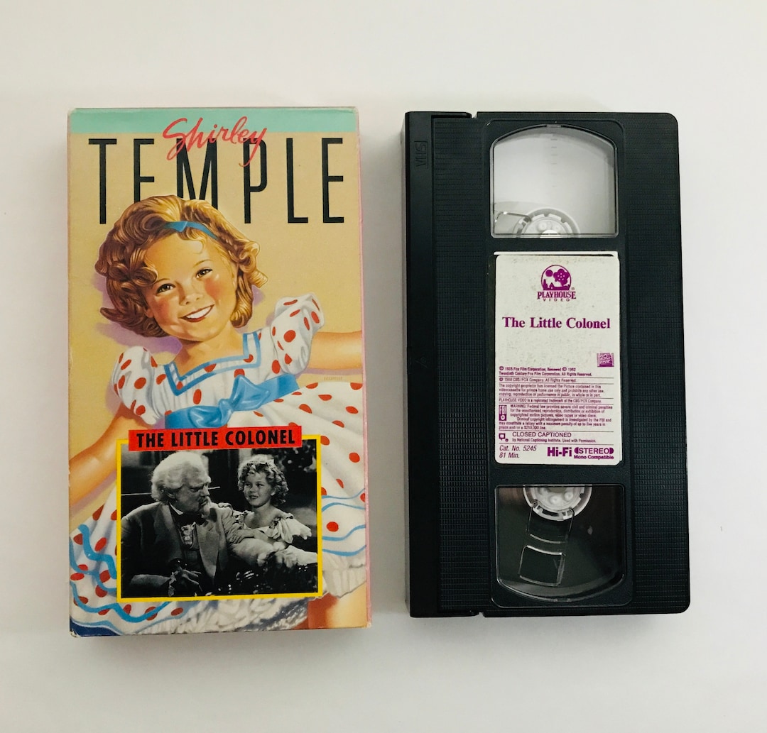 The Little Colonel, 1935 Shirley Temple, Lionel Barrymore Vintage VHS ...