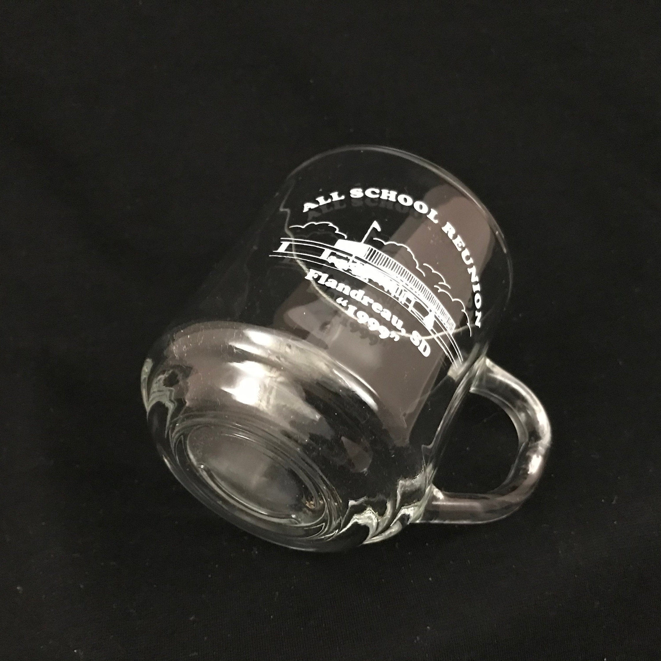 1999 Flandreau All School Reunion MUG Luminarc Glass Coffee - Etsy