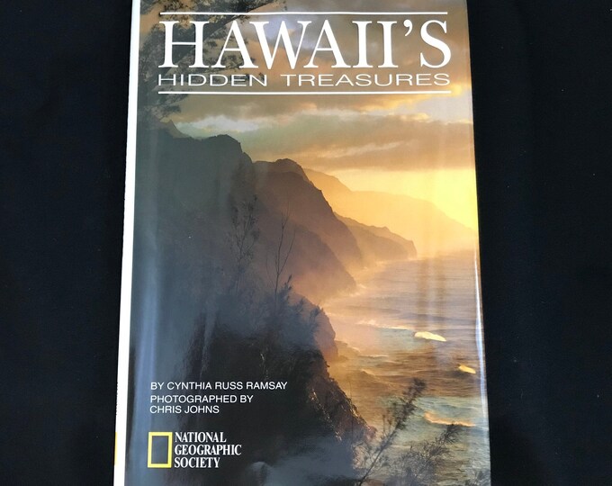 National Geographic Hawaii's Hidden Treasures Vintage BOOK With Dust ...