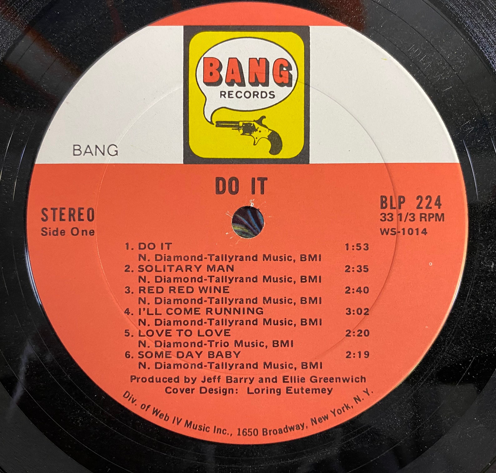 NEIL DIAMOND Do It!, 1971 Vintage LP Bang Records Vinyl Album LPS224 - Etsy