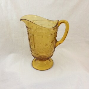 Bryce Bros. PITCHER, Willow Oak Leaf Acorn Stippled Panels EAPG Early ...