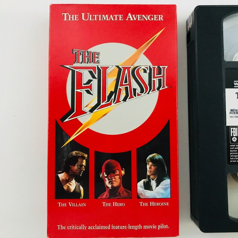 The Flash, 1992 John Wesley Shipp, Amanda Pays VHS Tape VCR Movie ...