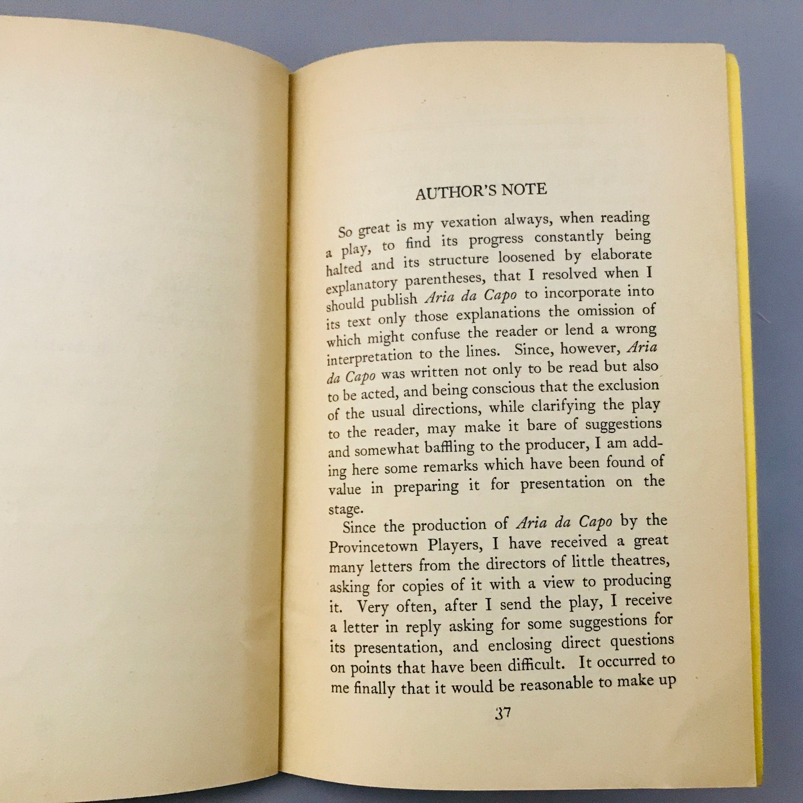 Vintage Script 'aria Da Capo' by Edna St Vincent - Etsy