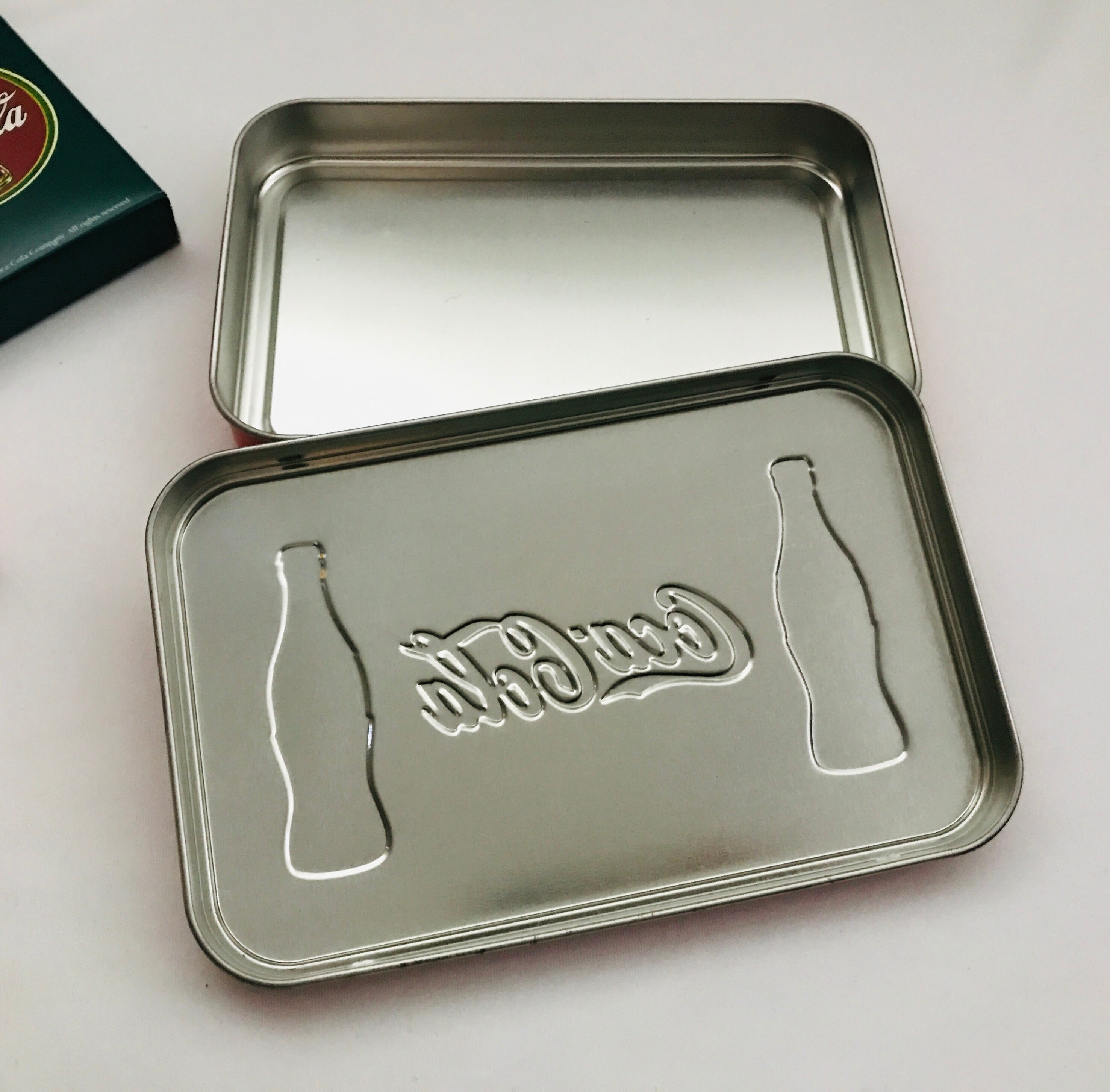 Vintage TIN Ice Cold Coca-cola Sold Here Coke Playing Cards - Etsy