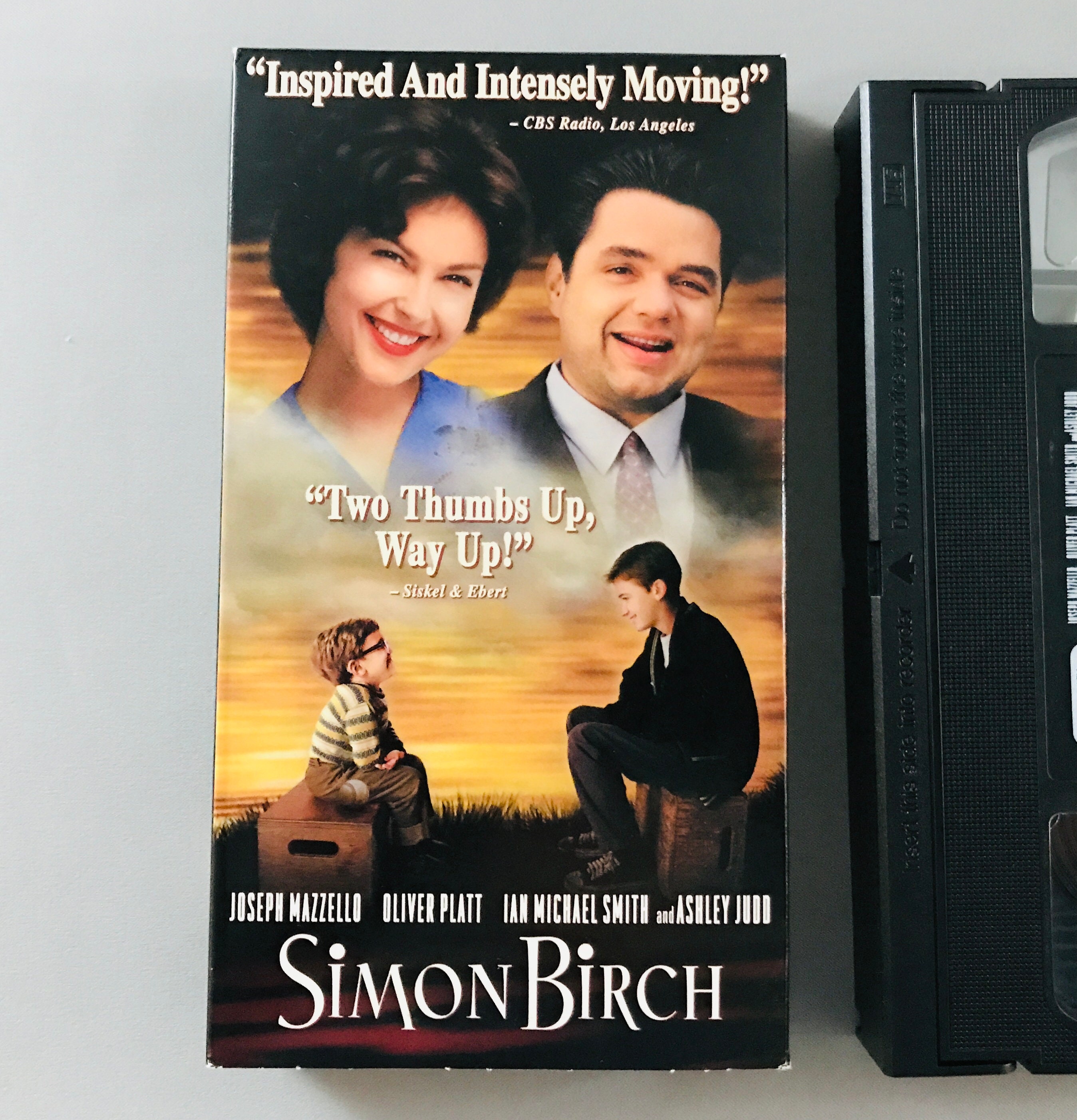 SIMON BIRCH, 1998 Joseph Mazzello, Oliver Platt, Ashley Judd Vintage VHS Tape Vcr Movie Classic ...