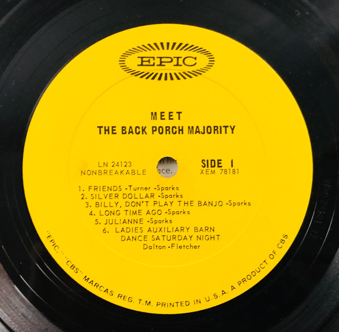Randy Sparks, Meet the Back Porch Majority, 1965 Vintage LP Record ...