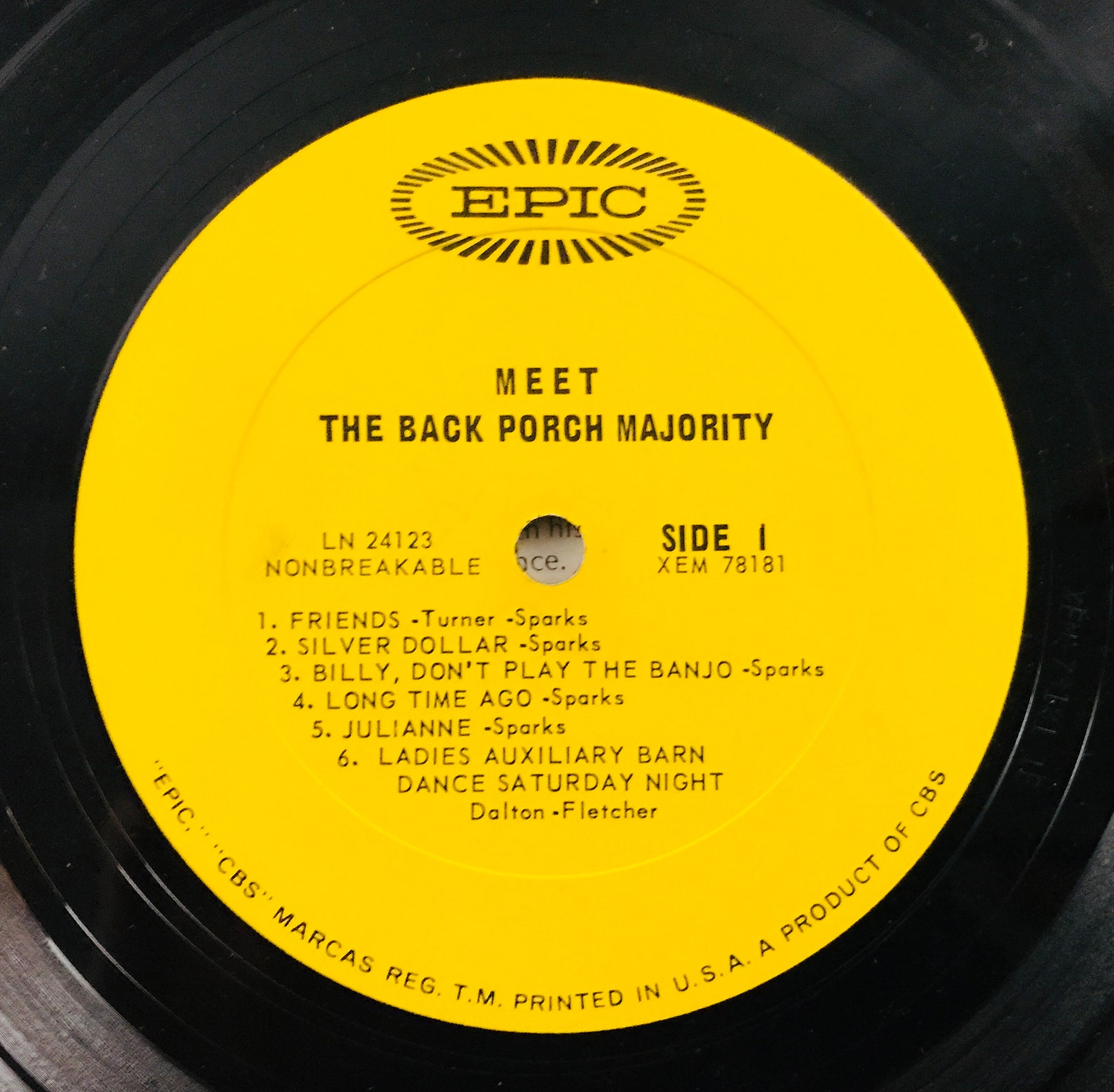Randy Sparks, Meet the Back Porch Majority, 1965 Vintage LP Record ...