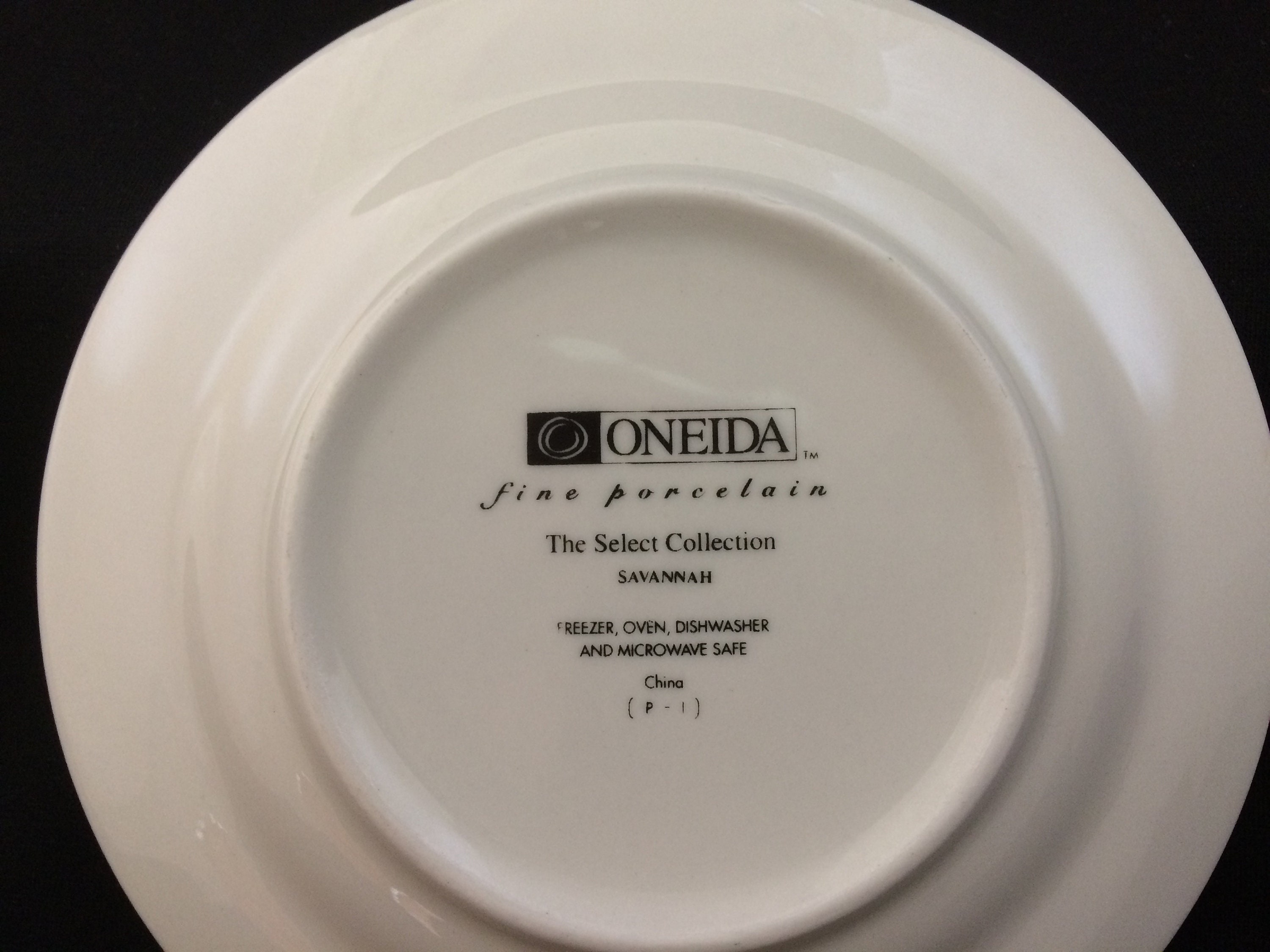 Oneida Savannah BREAD PLATE Vintage Floral Flower Magnolia - Etsy