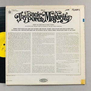 Randy Sparks, Meet the Back Porch Majority, 1965 Vintage LP Record ...