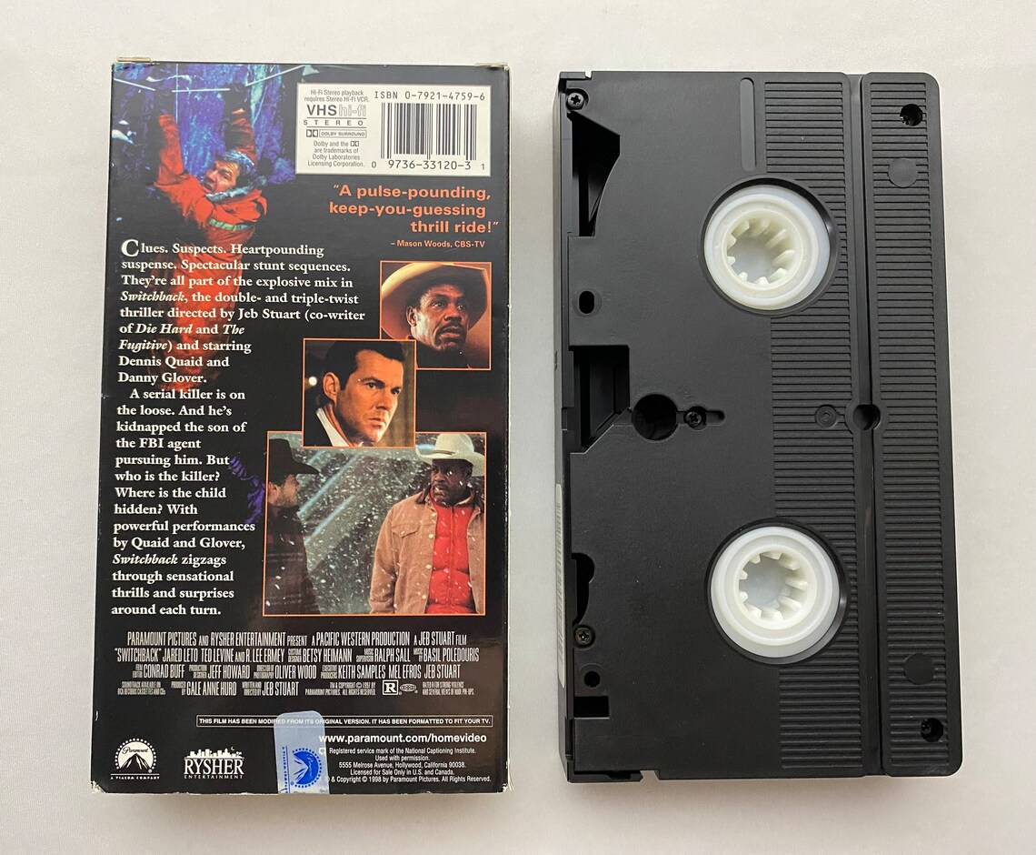Switchback, 1998, Dennis Quaid, Danny Glover, Jared Leto Suspense ...