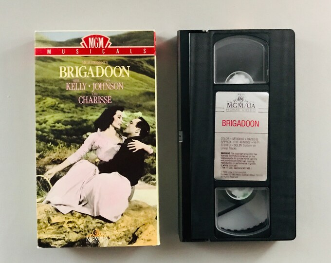 BRIGADOON, 1954 Gene Kelly, Van Johnson, Cyd Charisse Vintage VHS Tape ...