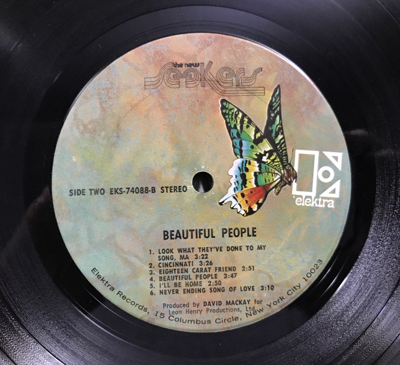 The New Seekers BEAUTIFUL PEOPLE Vintage LP Record Album Pop - Etsy