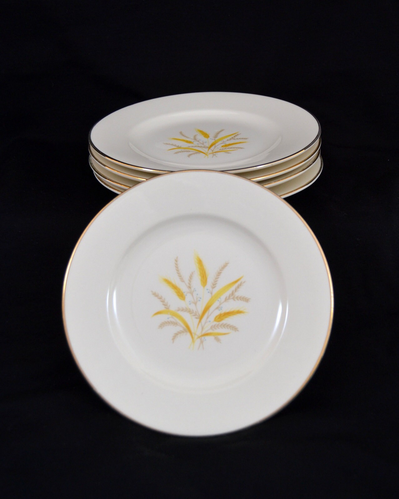 Cunningham & Pickett Golden Harvest BREAD and BUTTER Vintage Dinnerware ...