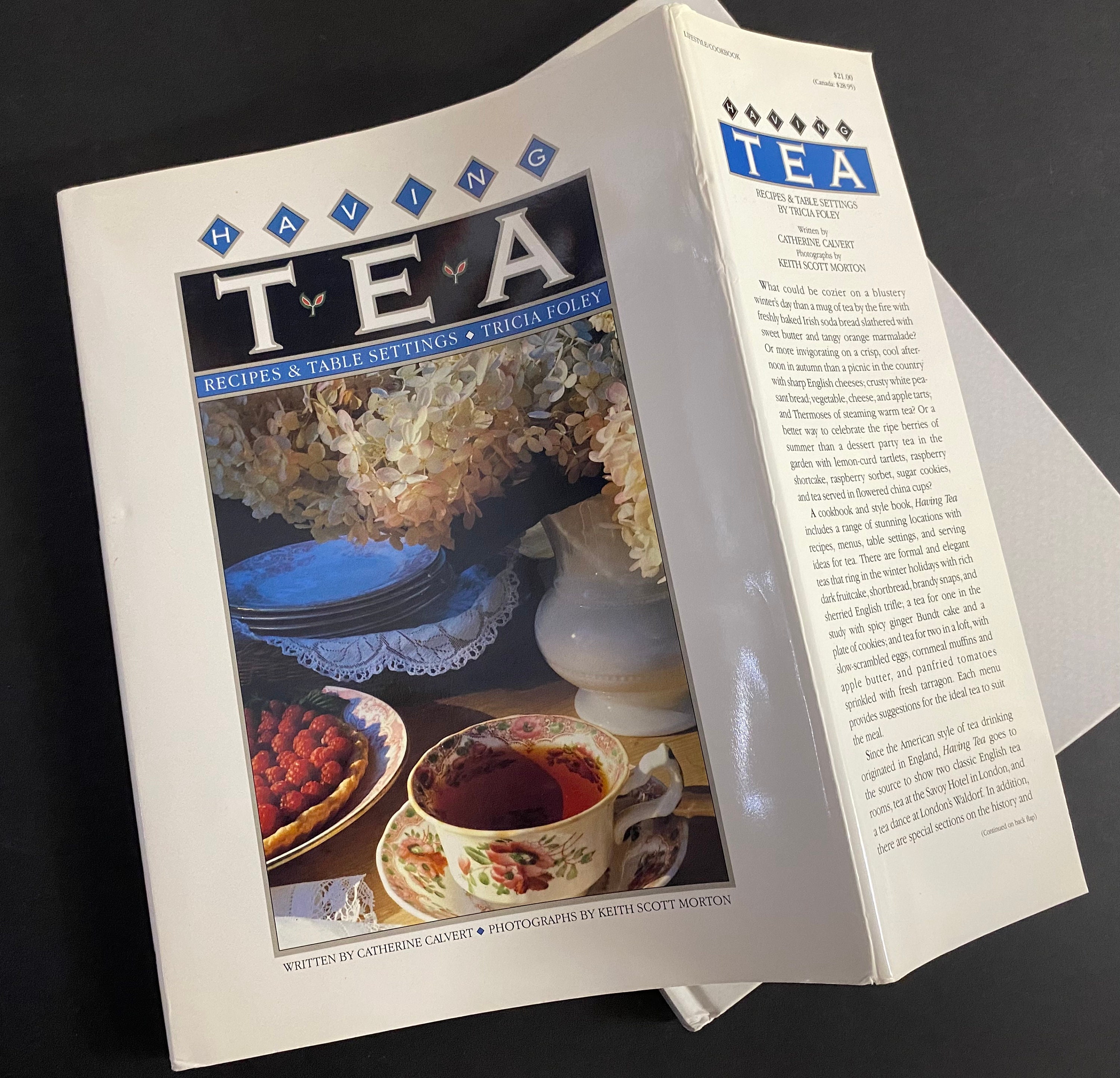 Having Tea: Recipes & Table Settings, Tricia Foley, 1987 Clarkson N ...