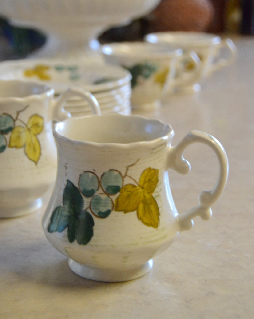 Metlox Vineyard MUG, Vintage California Pottery Poppytrail Vernon ...