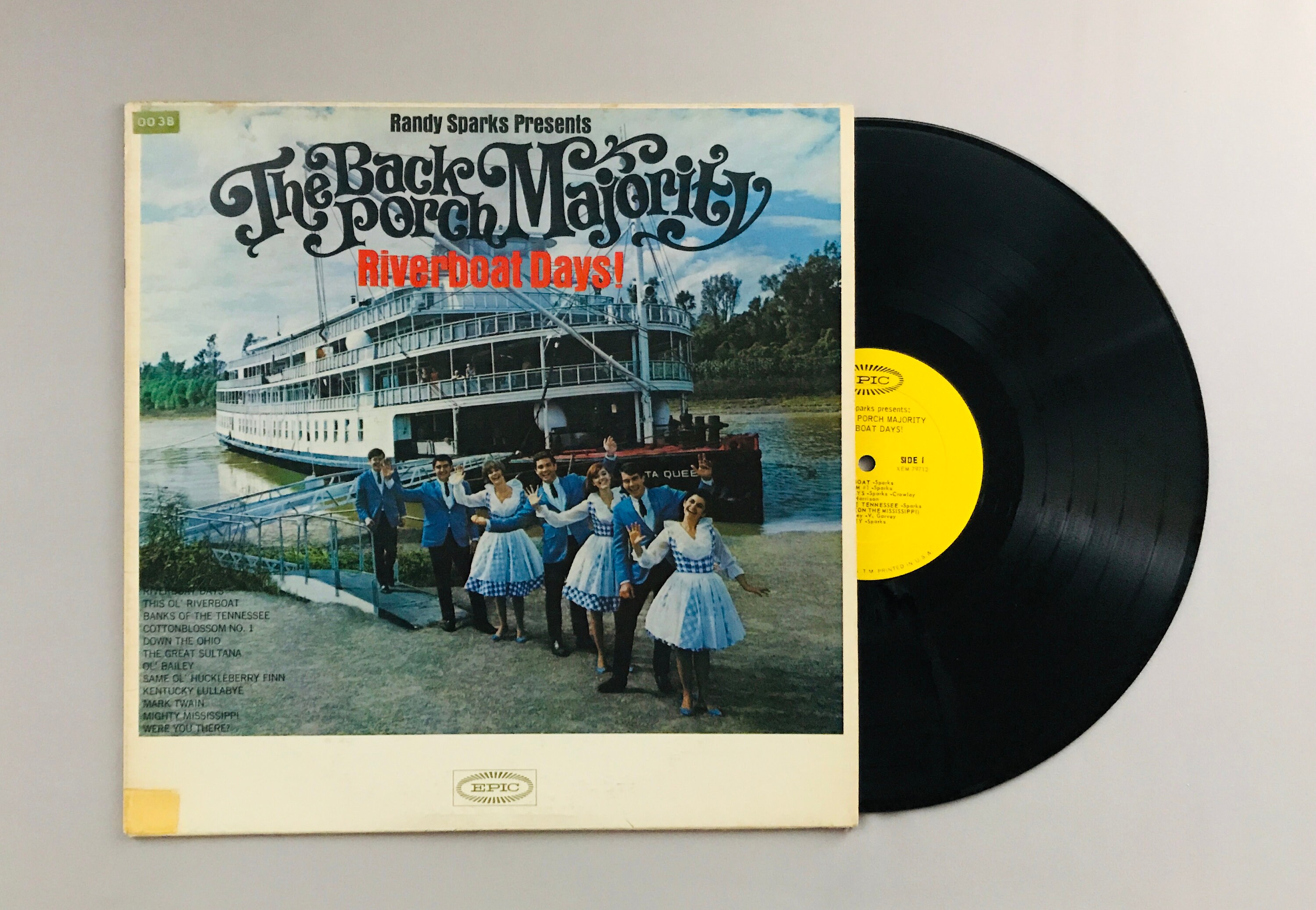 Randy Sparks Back Porch Majority, Riverboat Days 1964 Vintage LP Record ...