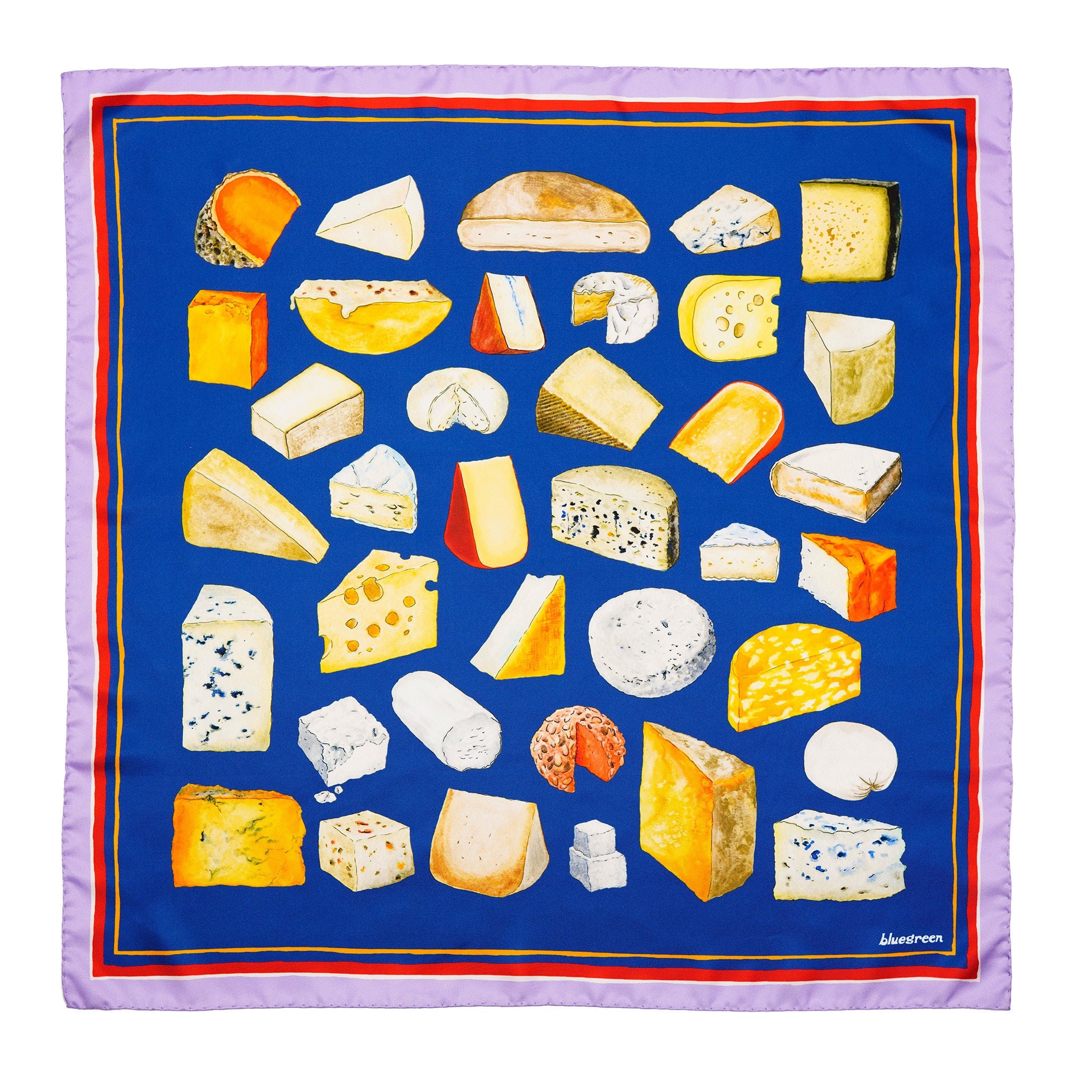 Cheese Lovers Silk Scarf Variety of Colors - Etsy