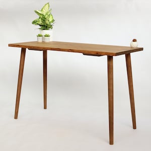 Simple, Wooden Desk, WFH, Elegant, Custom Size, Custom Colour, Choice ...