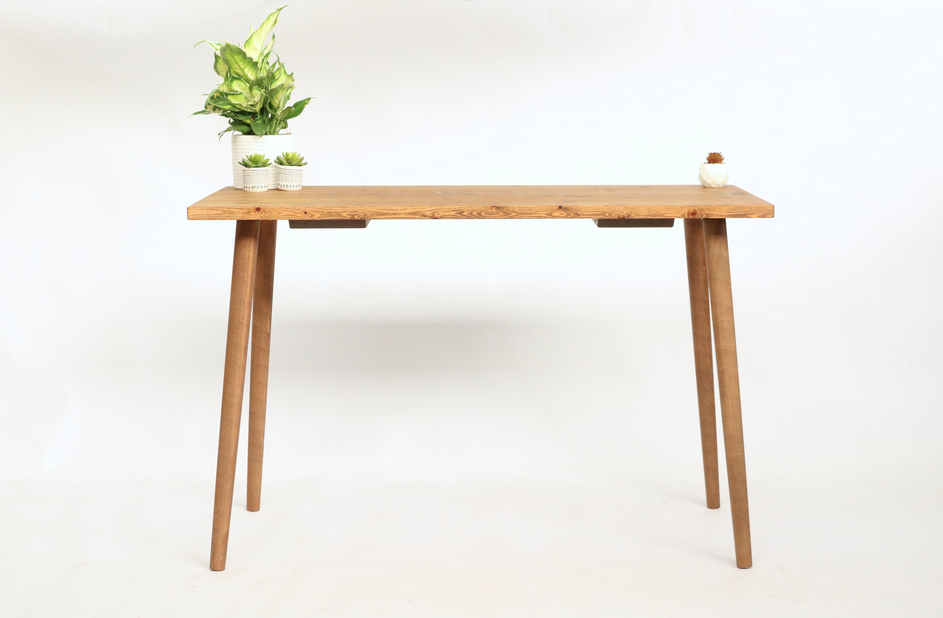 Simple Wooden Desk WFH Elegant Custom Size Custom Colour - Etsy UK