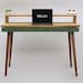 Simple Vintage Desk/computer Desk/ With Drawer, Monitor Stand, Solid ...