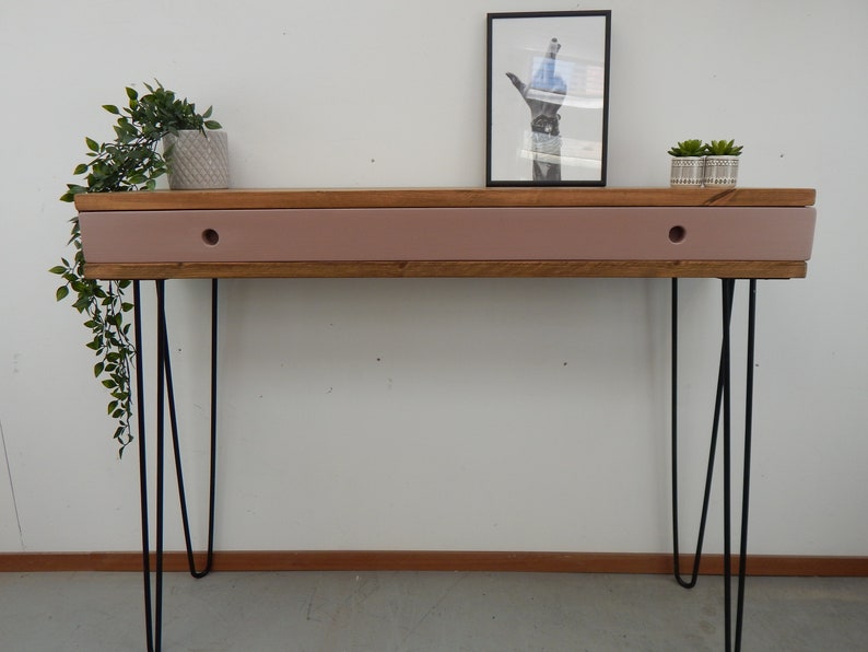Slimline Console Table Hallway Table Scandi Consolecustom - Etsy UK